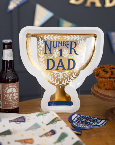 Number 1 Dad Trophy Plate | OhMy! Creative