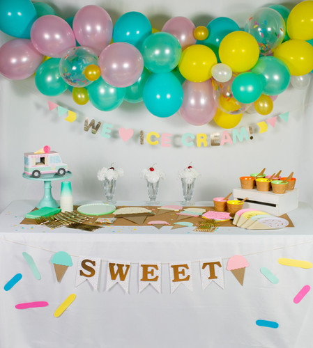 Ice Cream Party Box "PARTY HARD" Size | OhMy! Creative