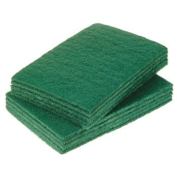 9x6" Green Scouring Pads - Pack of 10 | K.H. Packaging Ltd