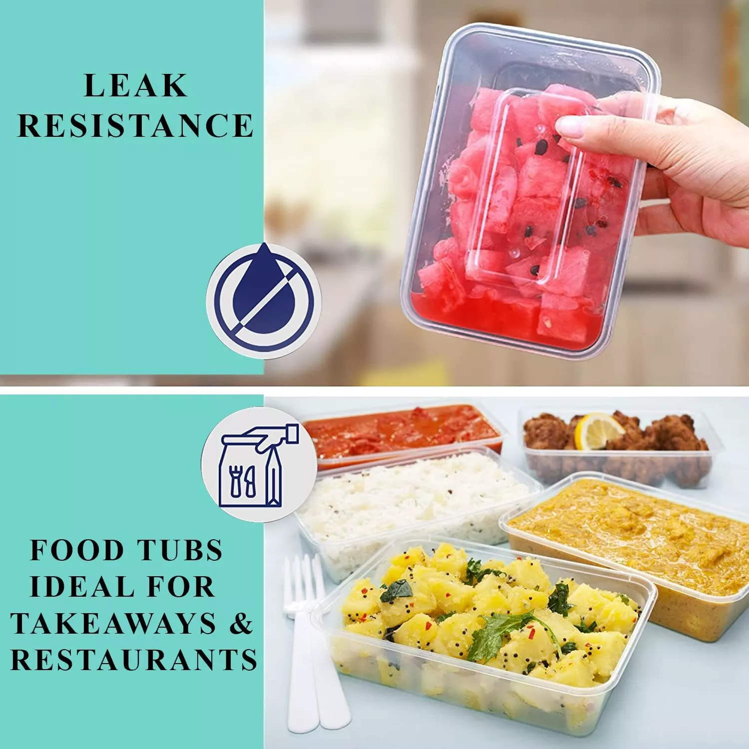 Clear Plastic Microwave Container & Lid | K.H. Packaging Ltd