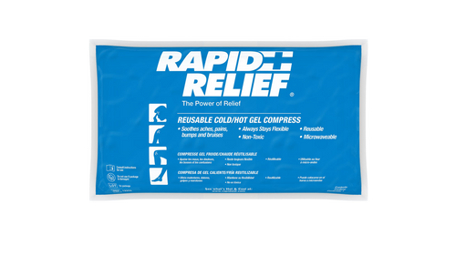 Rapid Relief Reusable Hot/cold Gel Compress 5"x 9" | K.H. Packaging Ltd