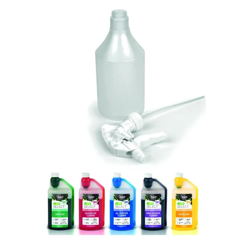 Eco Select Trigger Spray bottle with Labels 600ml | K.H. Packaging Ltd