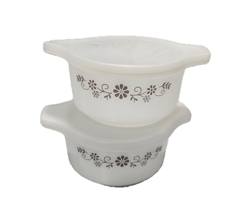 Dynaware Pyr-O-Rey Daisy Pyrex Covered Dishes | The Epic Find