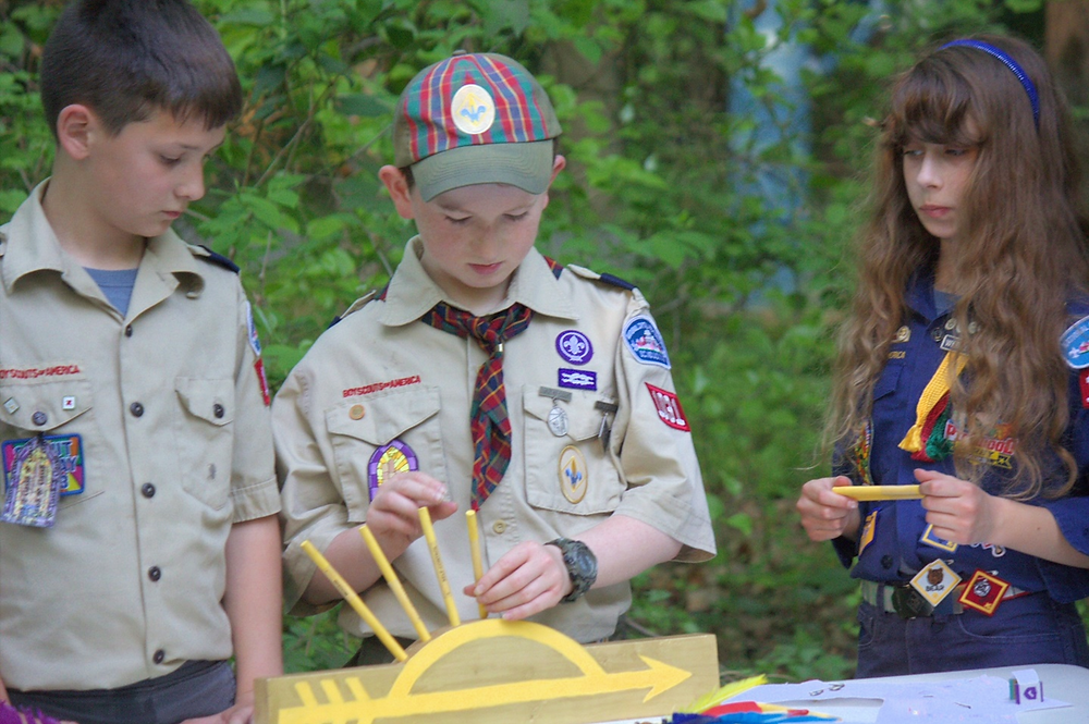 Cub Pack 1031 Arrow of Light Scouts Bridge to ScoutsBSA