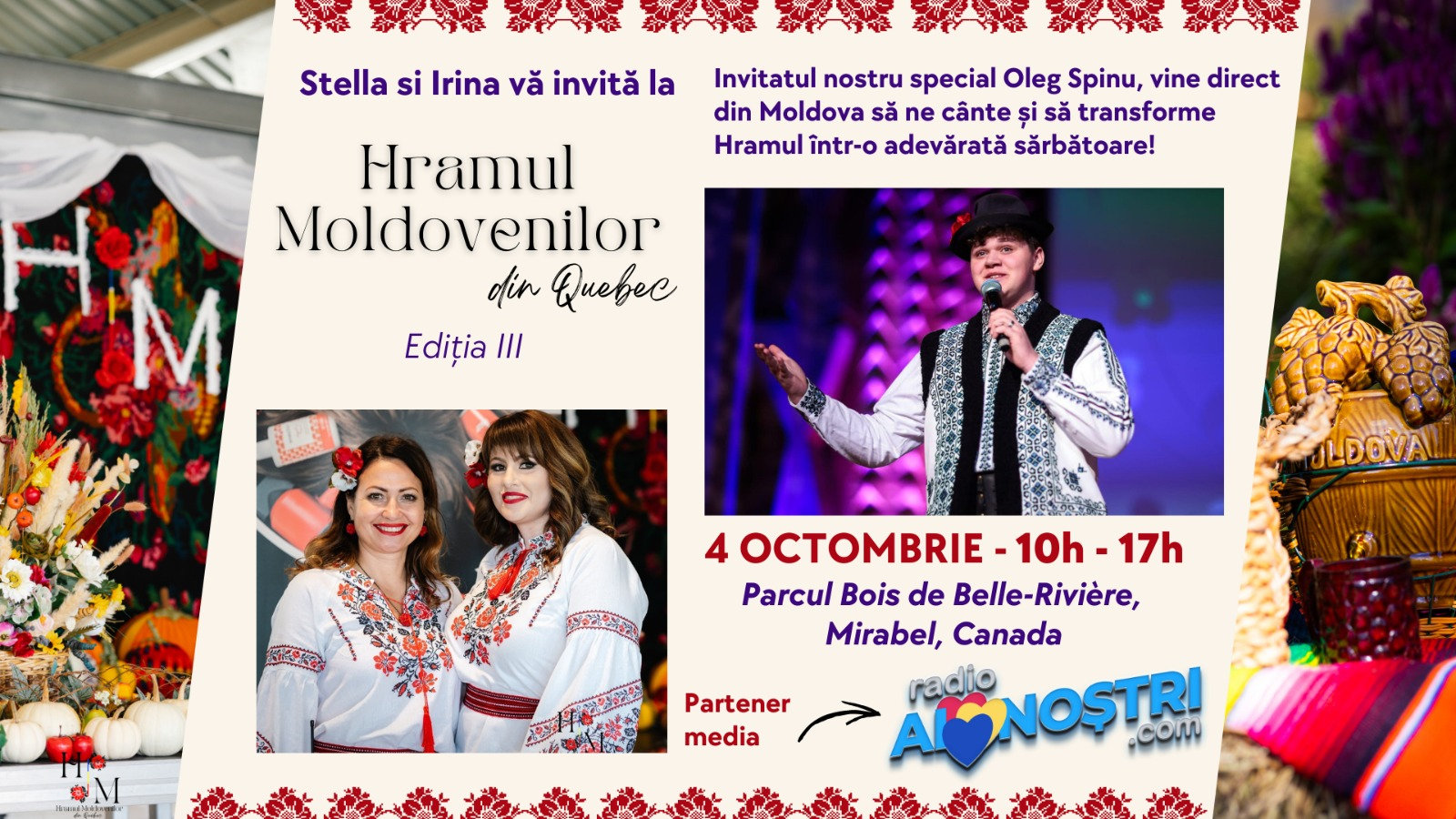 Hramul moldovenilor din Québec, ediția III | Radio Ai Nostri