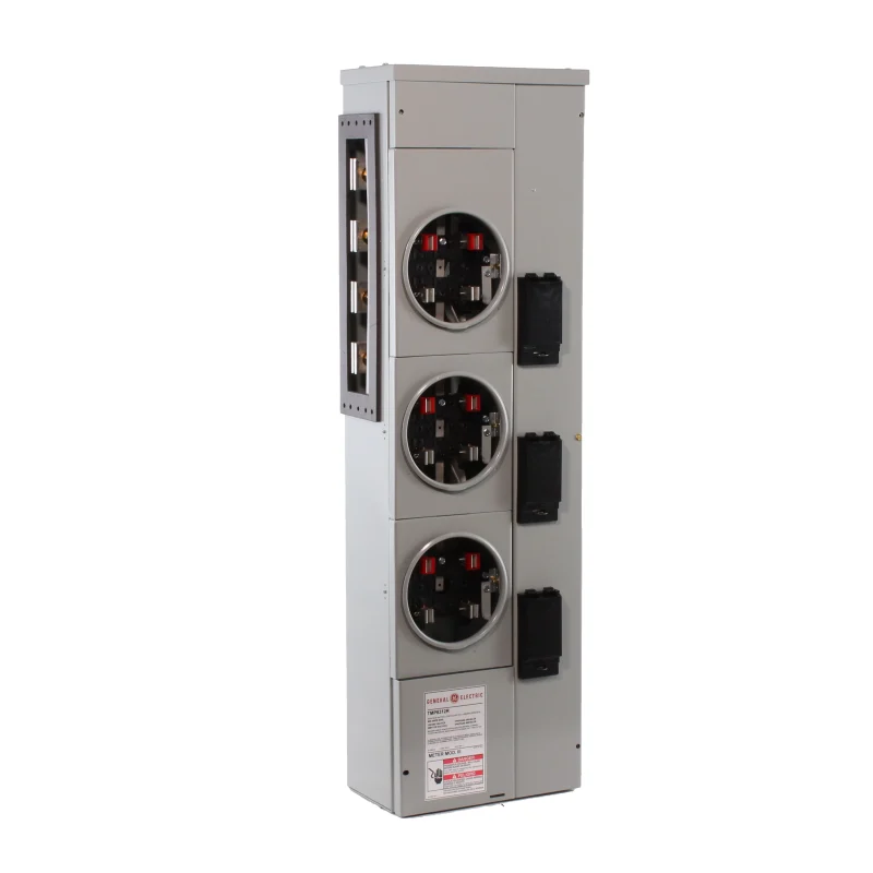 GE Meter Mod III TMP8312R 3-Socket Ring Meter Stack Module, 120/240 VAC ...