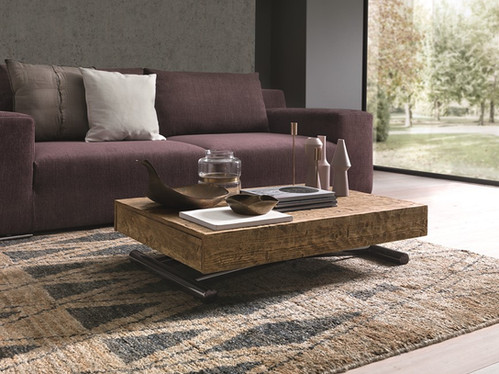 Table basse relevable extensible COMPACT | Mon-Lit-Escamotable