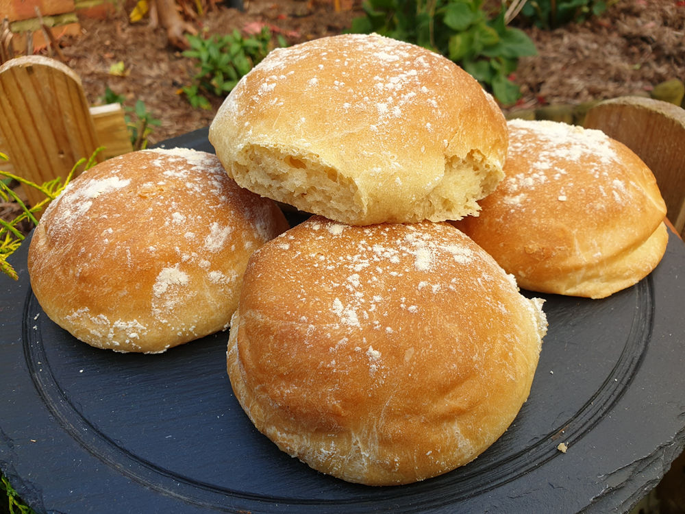 Barm Cakes (bread rolls)