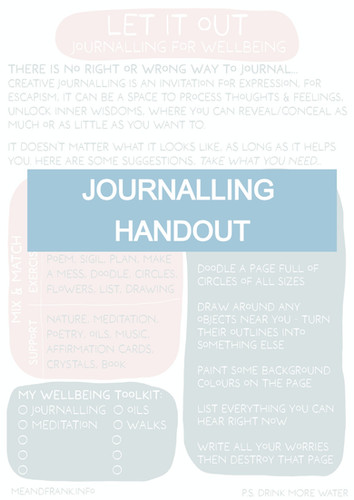 LET IT OUT _ Journalling handout | Liberty Feist Studio