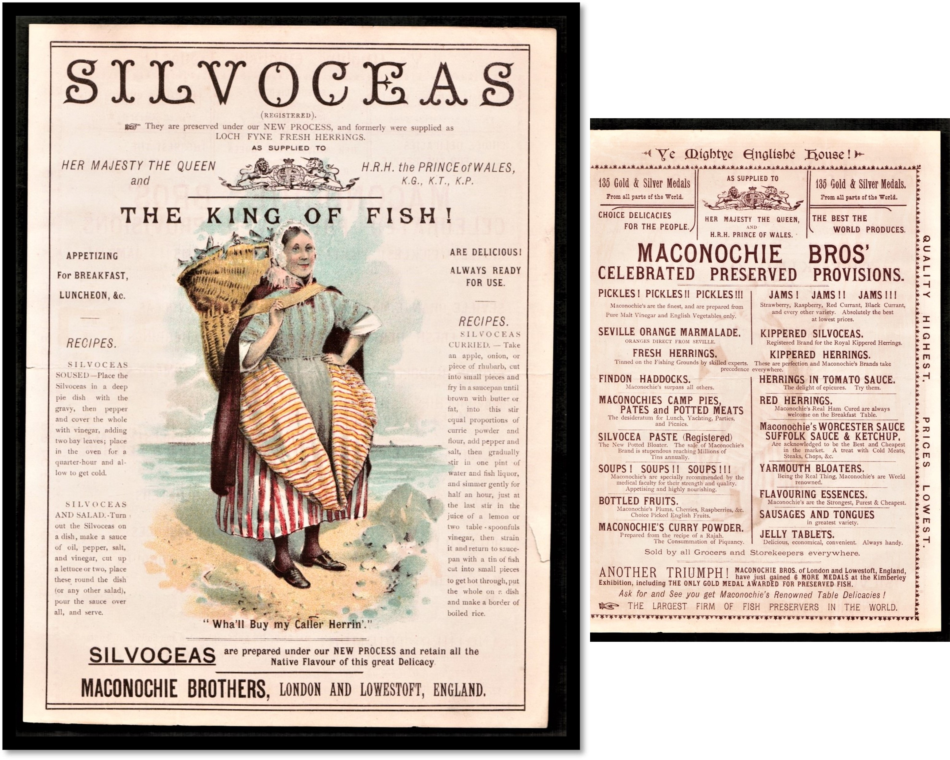 [Maconochie Brothers] [19th Century Handbill] Silvoceas The King of ...