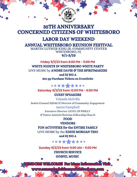 Whitesboro Reunion Festival | ccwi