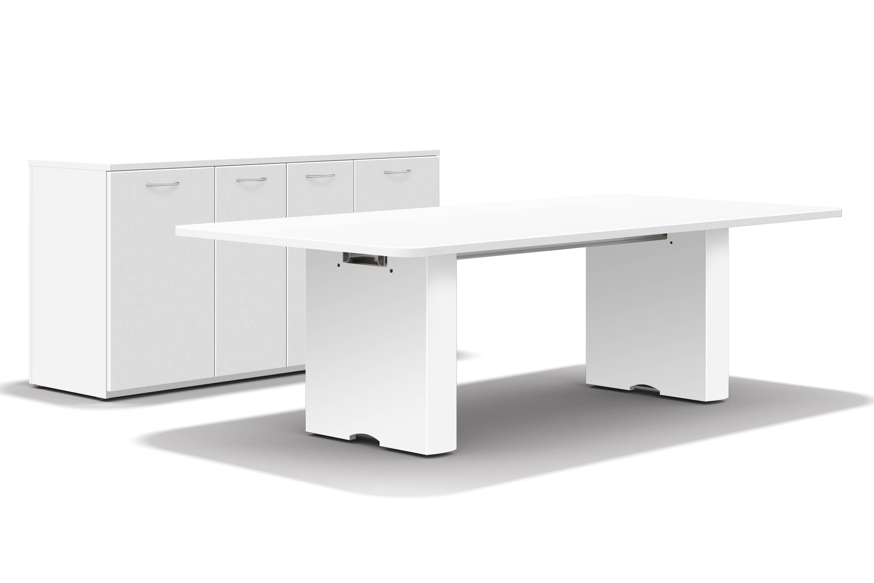 8'0"W x 4'0"D Preside Conference Table - Rectangle | HON Furniture