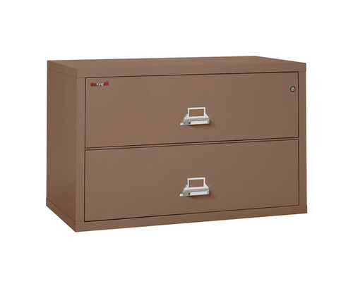 FireKing Fireproof Lateral File Cabinet | 2 Drawer | 44"W