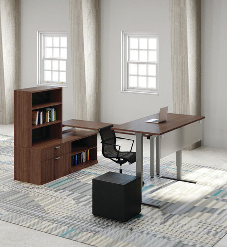 Adjustable Height U Shaped Workstation