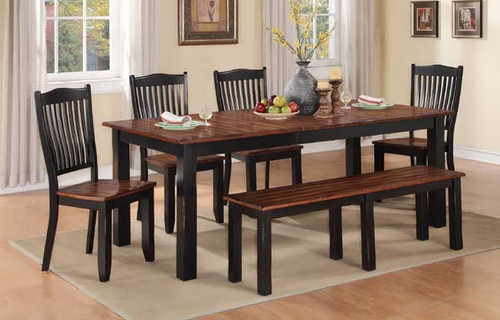 84 Inches Dining Room Table w/ Leaf | Discount Office Furniture, Inc.