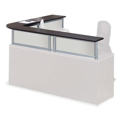 L Shaped Reception Desk w/ Transaction Counter | 72" x 72" | Discount ...
