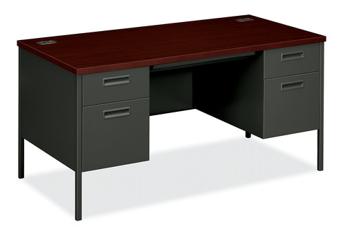 Metro Classic Double Pedestal Desk | 60"W x 30"D | HON Desk | Discount