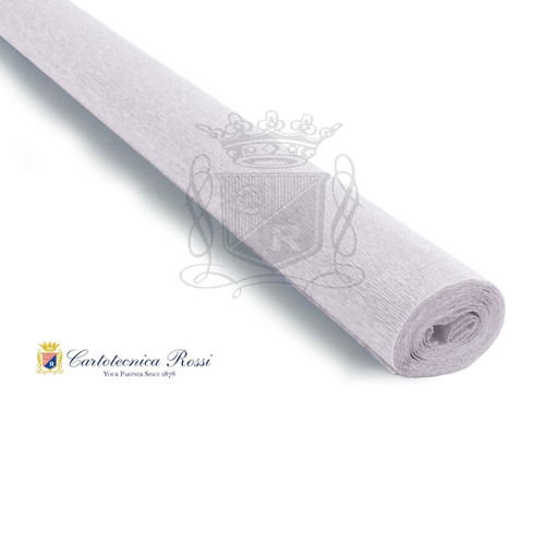 Crepe Paper Roll #355, Italian 90 gram Pearl Grey | Crepe Paper Crafts