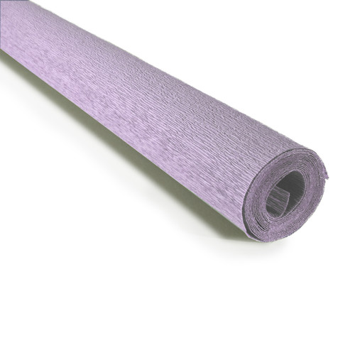 Crepe Paper Roll #381, Italian 90 gram Pastel Lavender | Crepe Paper Crafts
