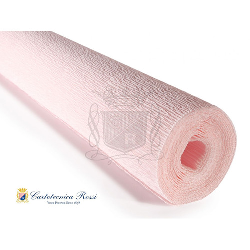 Crepe Paper Roll #969, Italian 140g Soft Pink | Crepe Paper Crafts