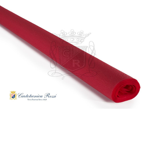 Crepe Paper Roll #0312, Italian 40g Red | Crepe Paper Crafts