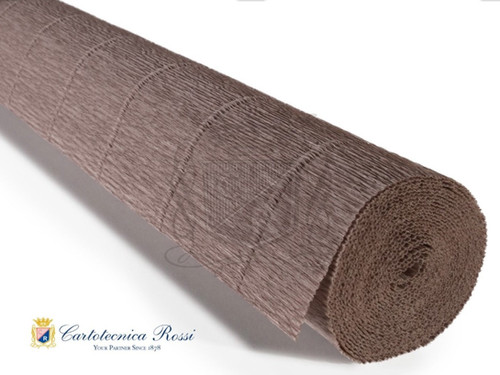 Crepe Paper Roll #604, Italian 180g Gray | Crepe Paper Crafts