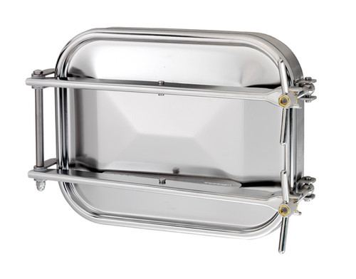 Horizontal Rectangle 555x432mm 304 Stainless Steel Access Hatch (Manway ...