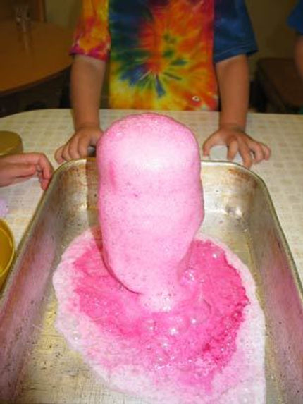 How to create an erupting volcano
