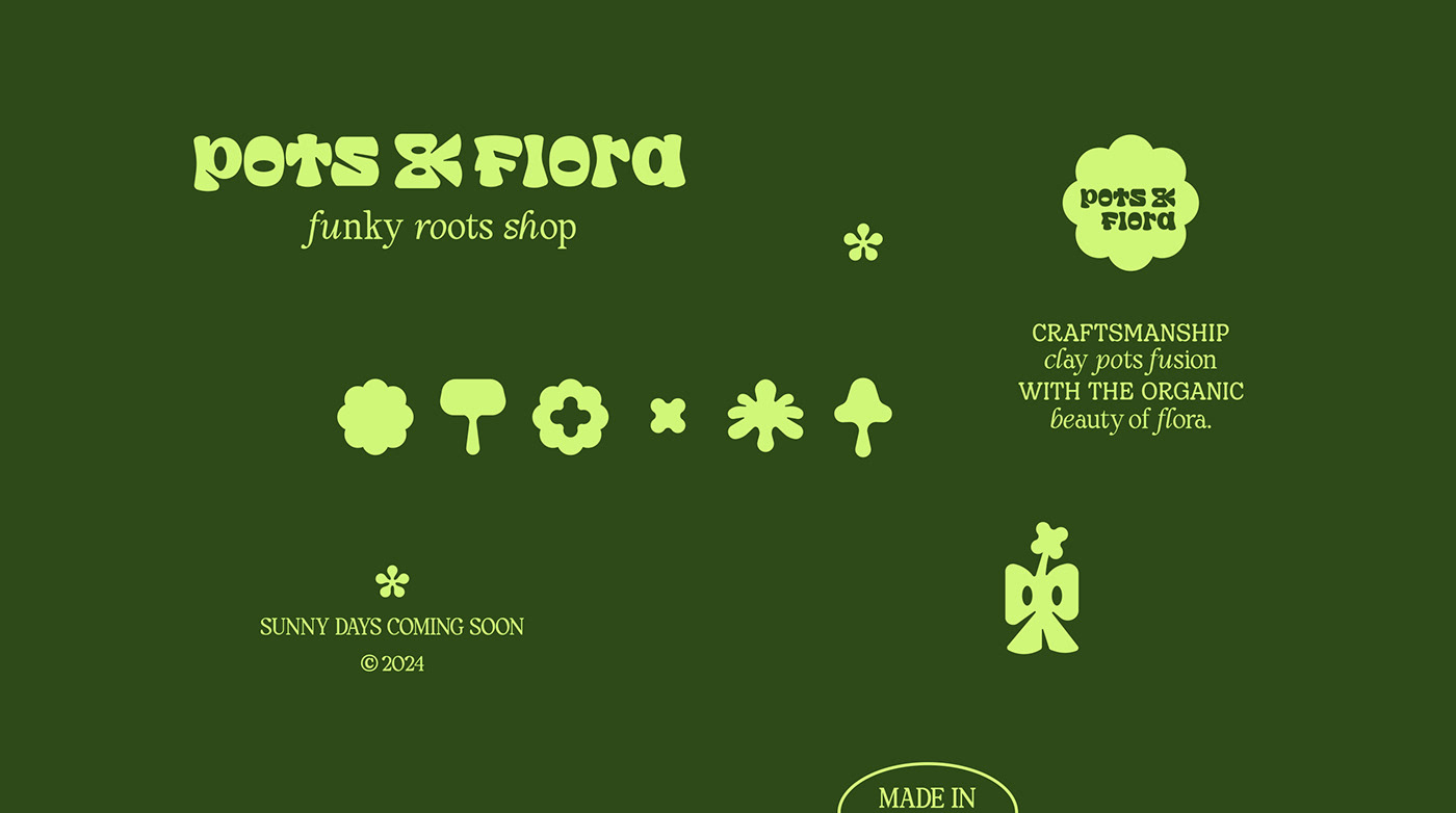 POTS & FLORA Branding by Super Magic Friend – Curated by Fivestar