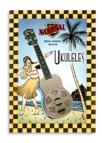 Ukulele Postcard | national-guitars