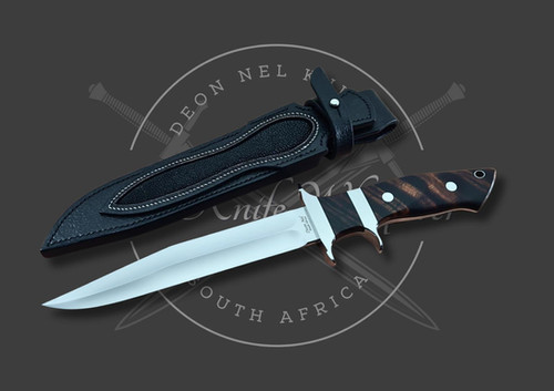7½-inch Sub Hilt Fighter - Hawaiian Koa | Deon Nel Knives