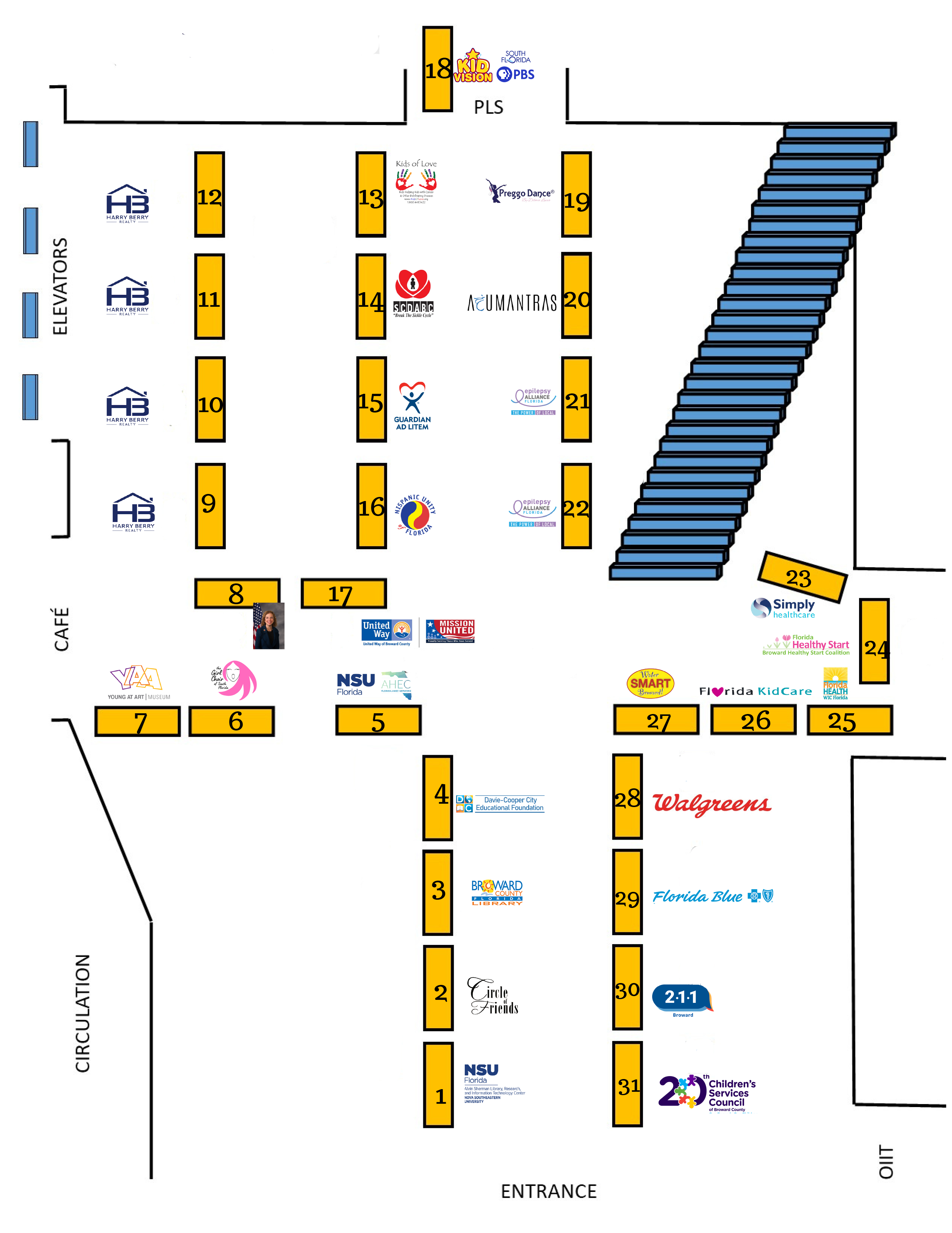 Alvin Sherman Library Floorplans | A Day for Children