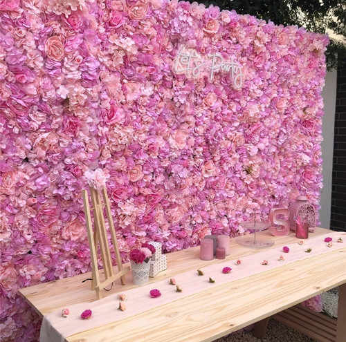 Custom Flower Wall | La Vie Event Rentals
