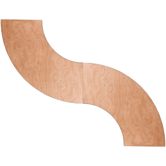 72" Curve/Serpentine Table | EVENT RENTALS