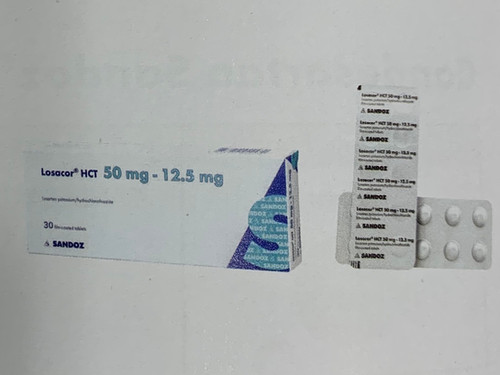 Losacor HCT 50/12.5mg 30粒 sandoz | wang-kee
