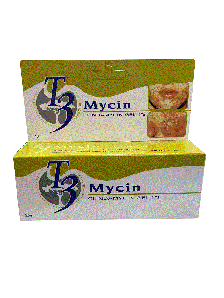 T3 Mycin Clindamycin gel 1 % | wang-kee