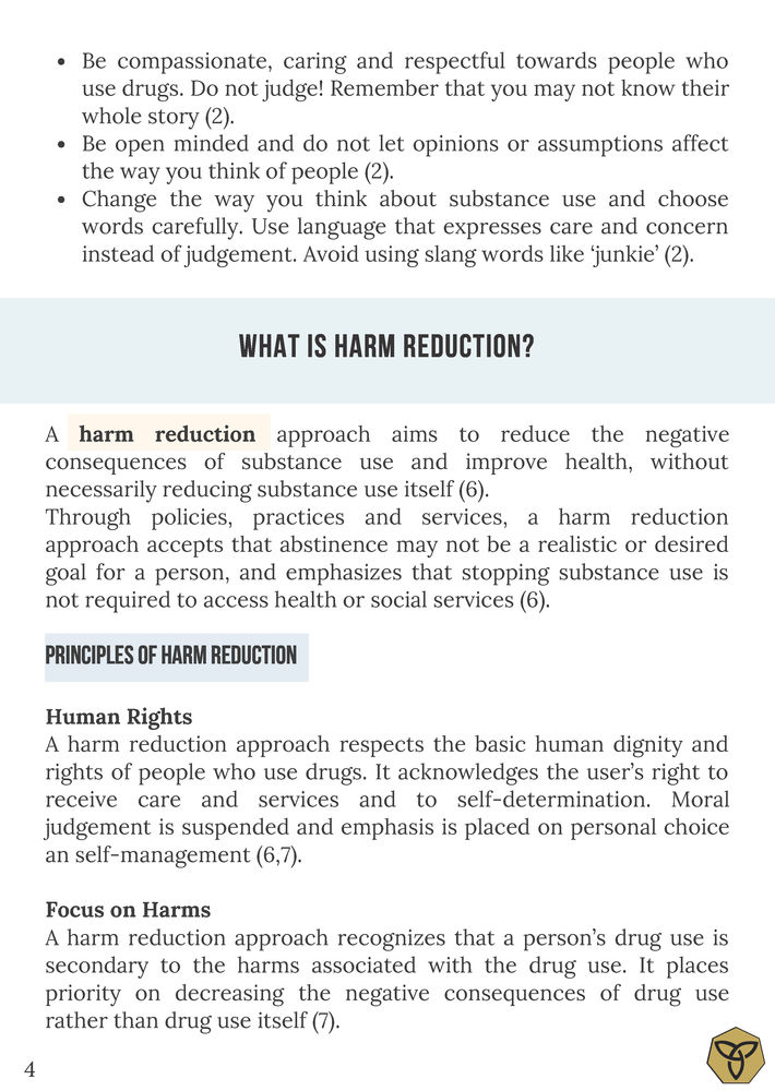 Substance Use, Addiction and Harm Reduction