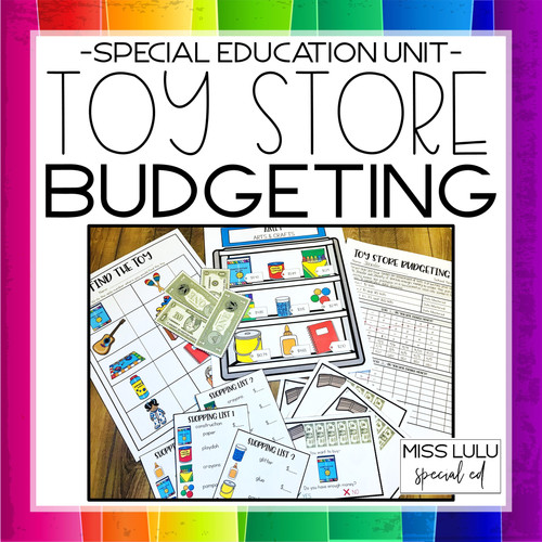 Toy Store Budgeting Unit for Special Education with Google Slides ...