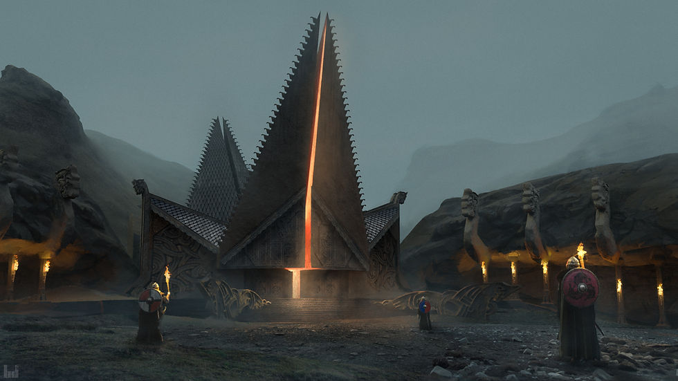 Viking Temple Concept.
