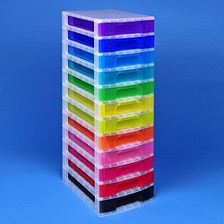 Desktop organiser with 12x5 litre Really Useful Drawers | Workeezee Limited