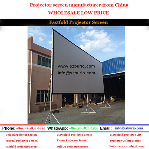 Large Size Fast Fold Screen With Flight Case