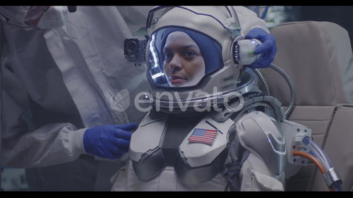 Space suit Interstellar style (female) | AnyRobots Studio