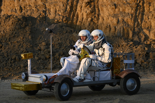 Lunar Rover electric car NASA for rent and filming | AnyRobots Studio