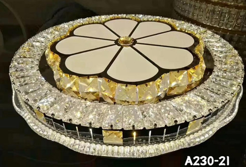 LED MODERN CRYSTAL CEILING LIGHT | VAARMOR LIGHTING