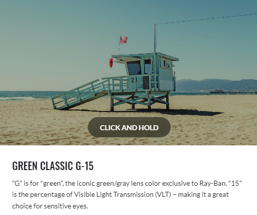 Ray-Ban G15 Polarized Sunglasses Lens Review