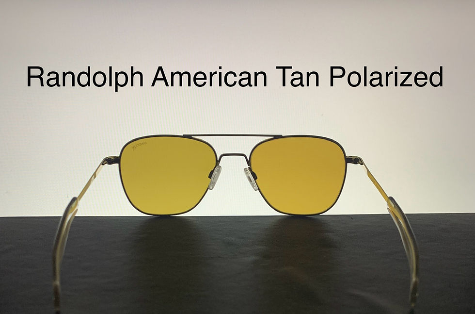 Randolph Engineering American Tan Polarized Sunglasses Lens Review