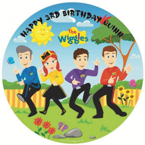 Wiggles 01 Cake Topper | chchprintedicing