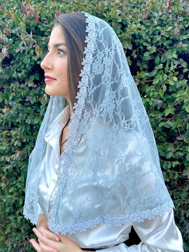 Silver Veil - Large SFL | Veils and Mantillas