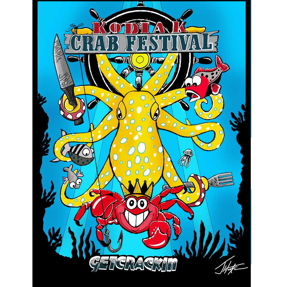 Crab Fest Posters | The Frame Shop | Kodiak Alaska