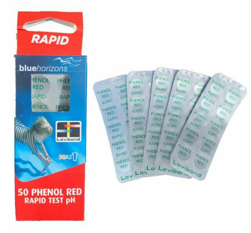 Blue Horizon, Phenol Red Rapid Test pH (pack of 50) | spspoolandspa